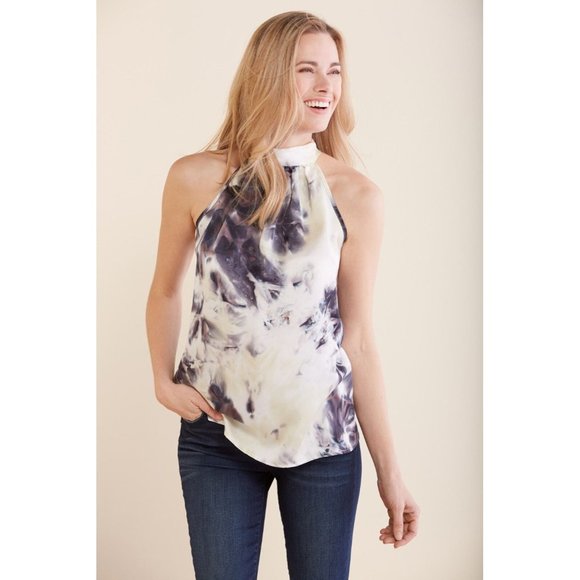 peyton jensen | Tops | Peyton Jensen Tori Tie Dye Halter Top Women S ...